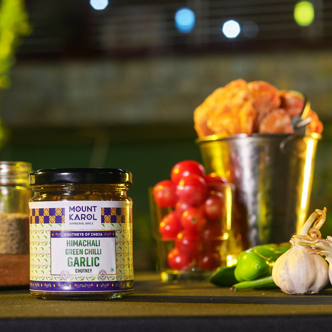 Himachali Green Chilli Garlic Chutney - Spicy & Flavorful | Mount Karol ...